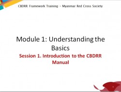 Powerpoint presentations on CBDRR | Resilience Library