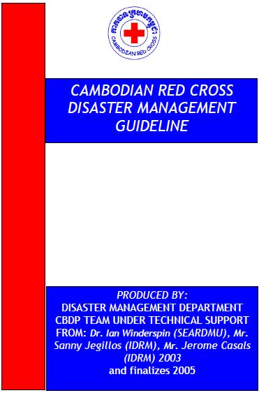 Cambodian Red Cross Disaster management guideline | Resilience Library