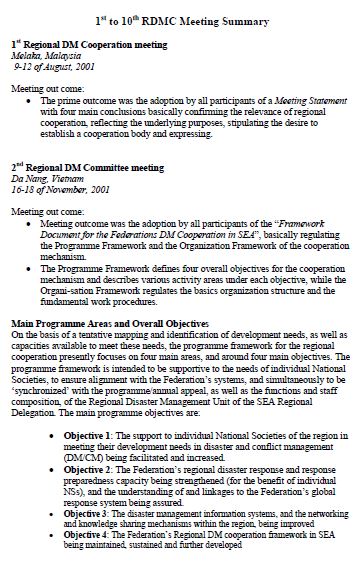 Regional Disaster Management Committee (RDMC) | Resilience Library