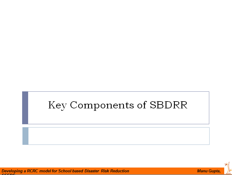 Key Components of School Based Disaster Risk Reduction | Resilience Library