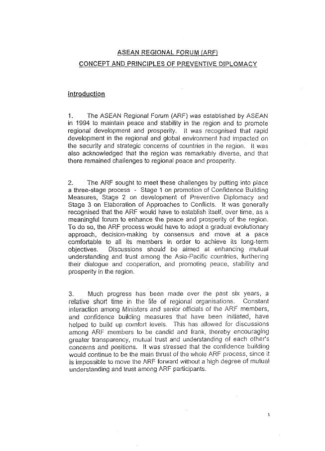 ASEAN Regional Forum concept papers – ASEAN Regional Forum | Resilience ...