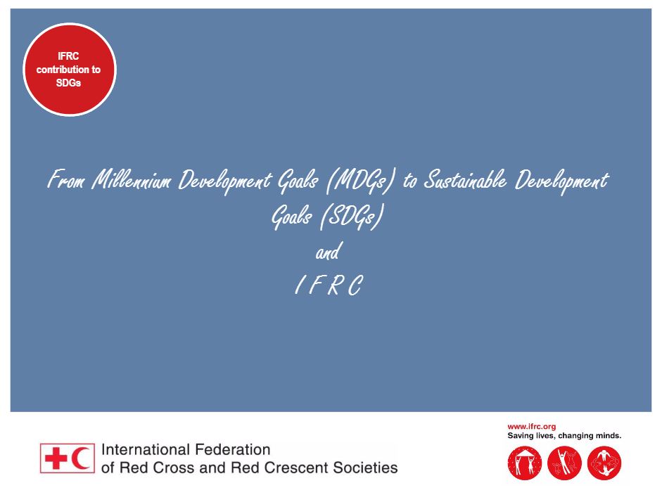 Sustainable Development Goals by Indira Kulenovic (IFRC) | Resilience Library