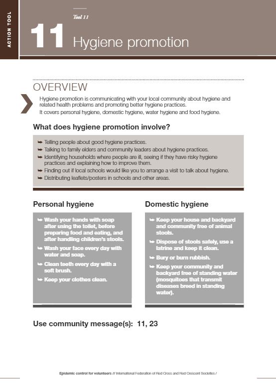 Tool 11 – Hygiene promotion – Summary – Cambodia – Countries ...