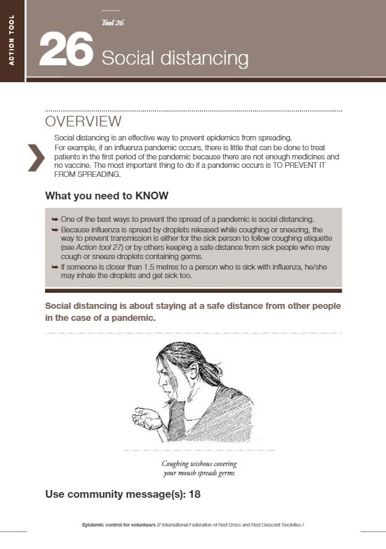 Tool 26 – Social distancing – Summary – Cambodia – Countries ...