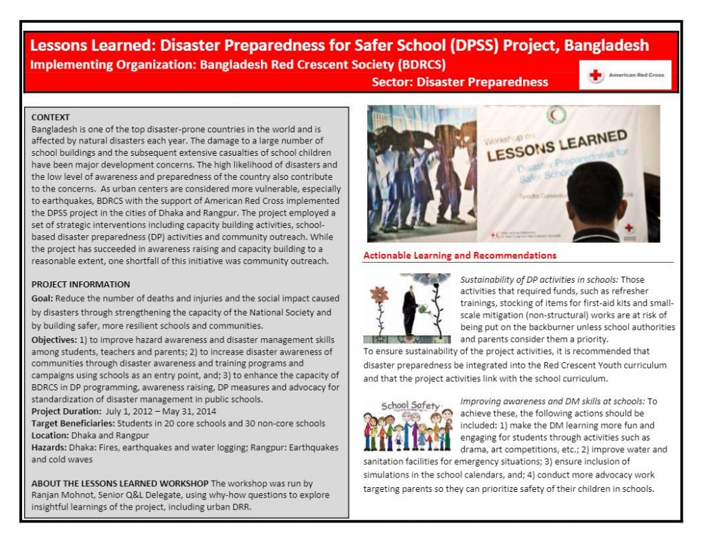 Disaster Preparedness for Safer School | Resilience Library
