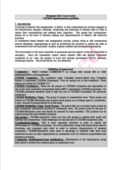 CBDRM Implementation Guideline | Resilience Library