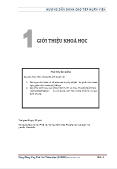 Basic Training Guide in Viet Nam IG-1 Course Introduction | Resilience ...