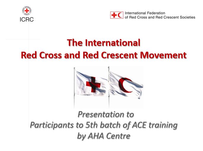 The International Red Cross and Red Crescent Movement | ACE Programme ...